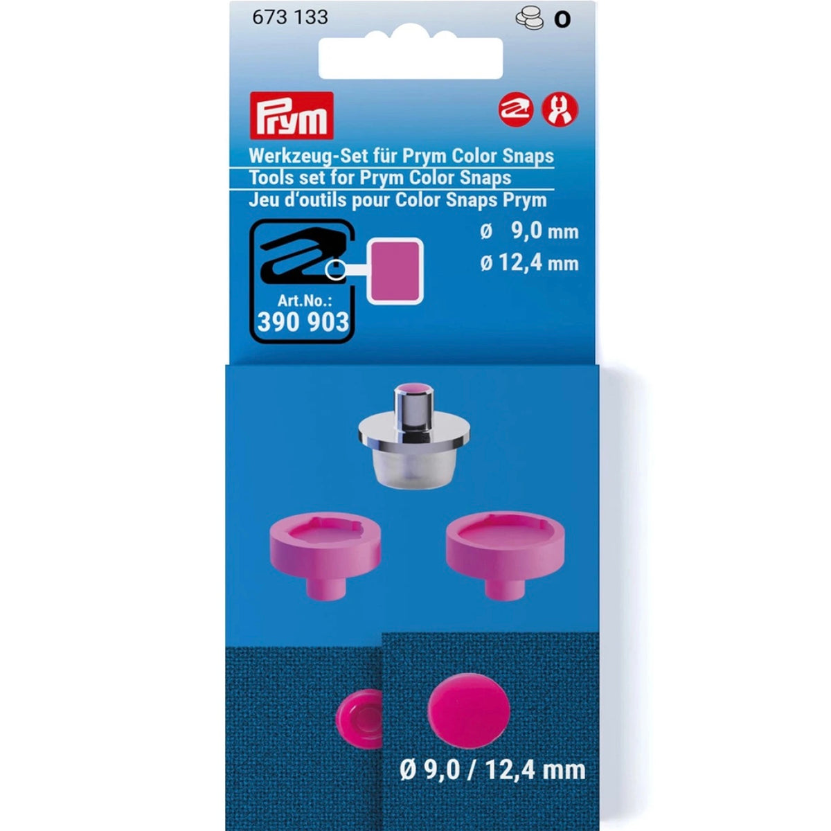 Vario Creative Tool - Set for Prym Color Snaps - 9mm & 12.4mm ...