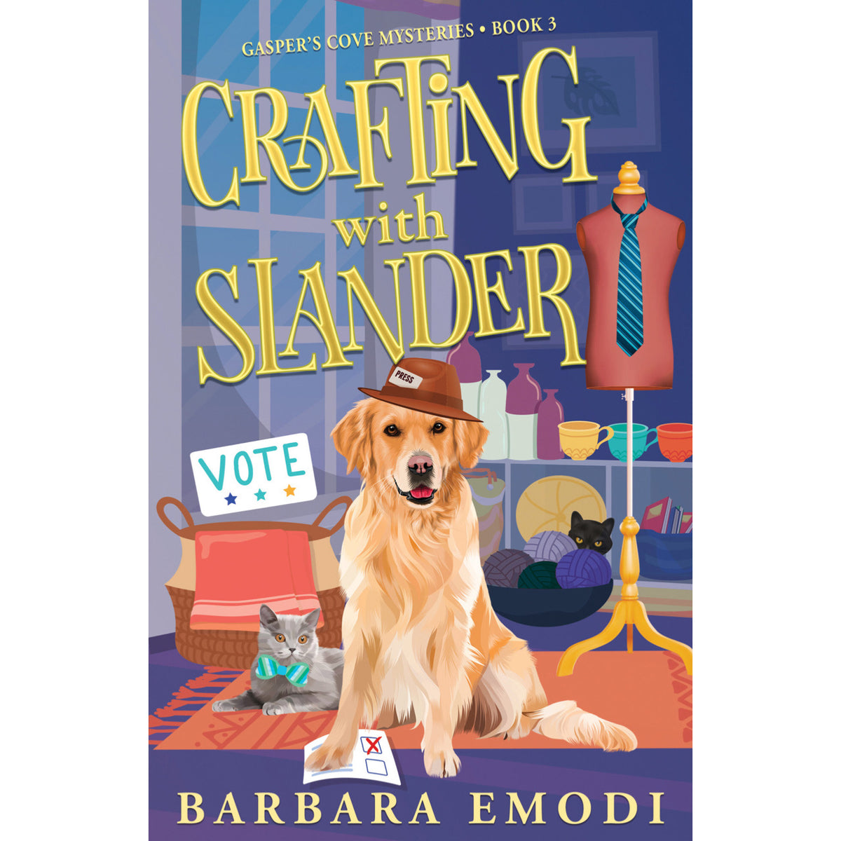 Gasper’s Cove Mysteries - Crafting With Slander - Book 3 - Barbara Emo ...