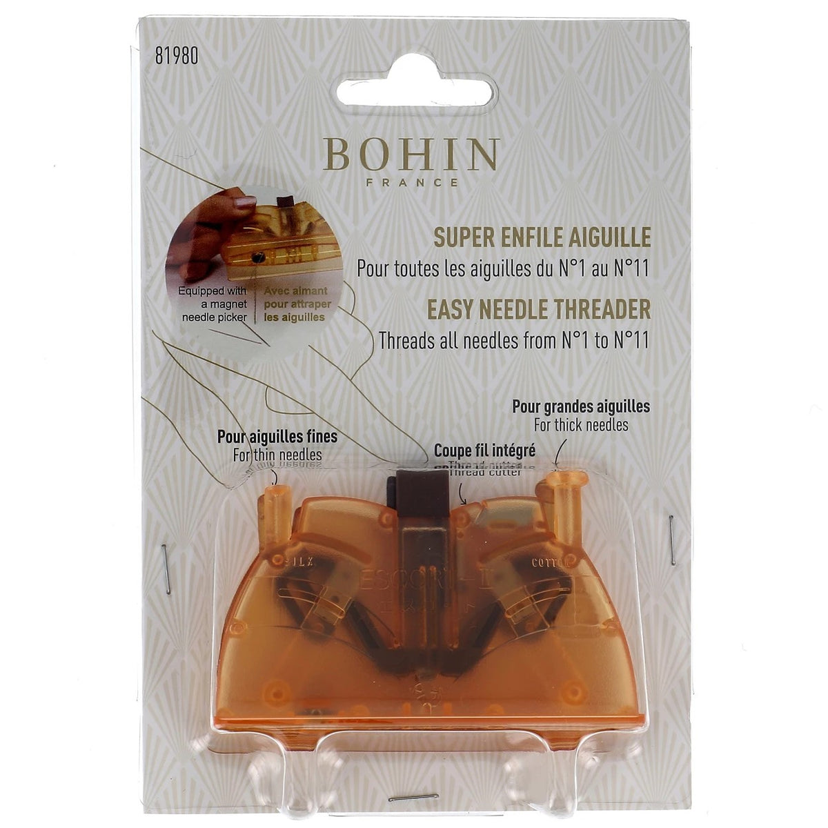 Desktop Easy Needle Threader - Bohin – Paisleys Quilt Shop