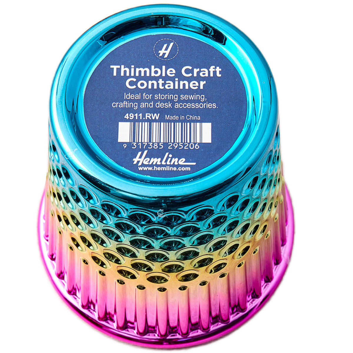 Thimble Shaped Tabletop Organizer - Rainbow – Paisleys Quilt Shop